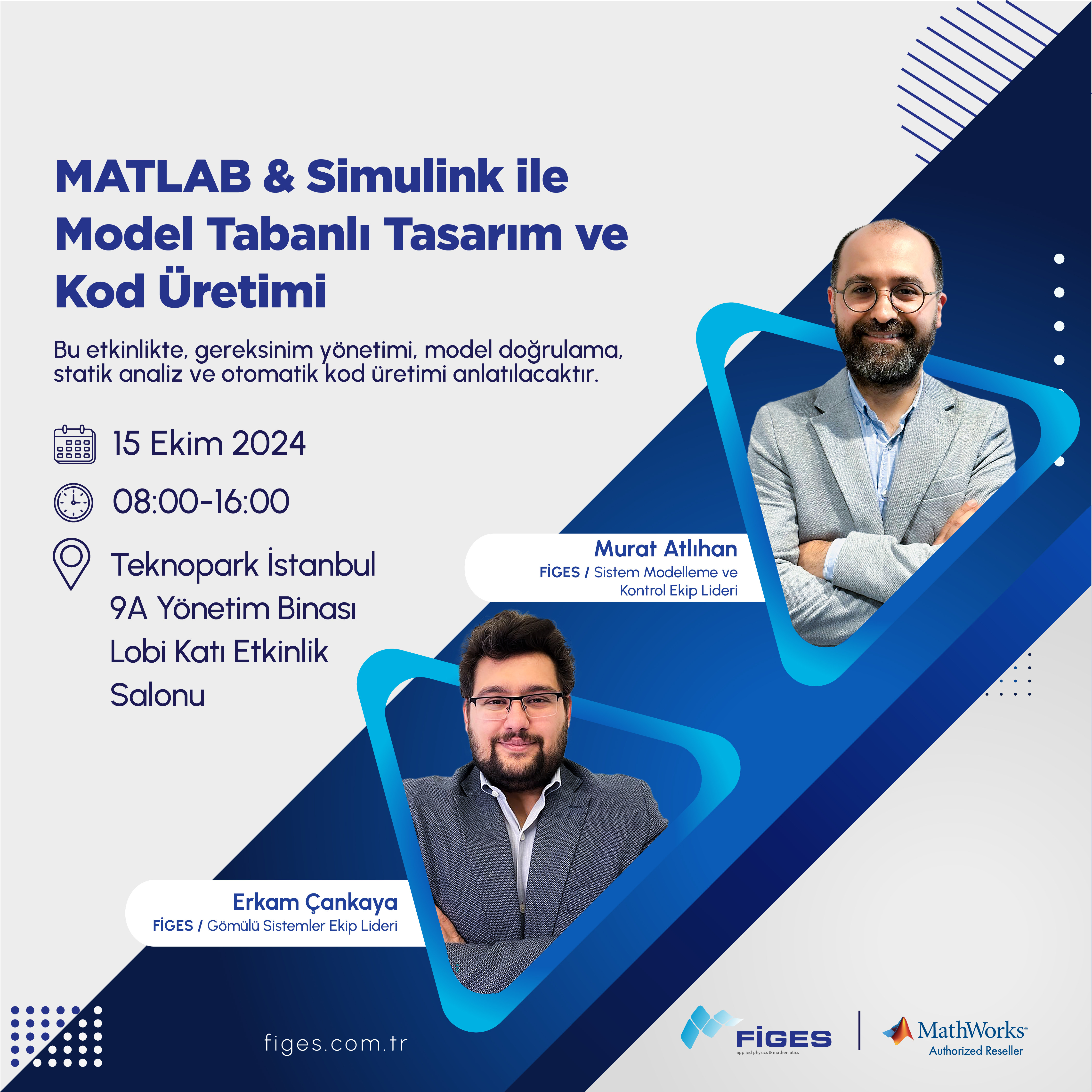MATLAB & Simulink ile Model Tabanlı Tasarım ve Kod Üretimi Eğitimi - Eğitimler | Teknopark İstanbul